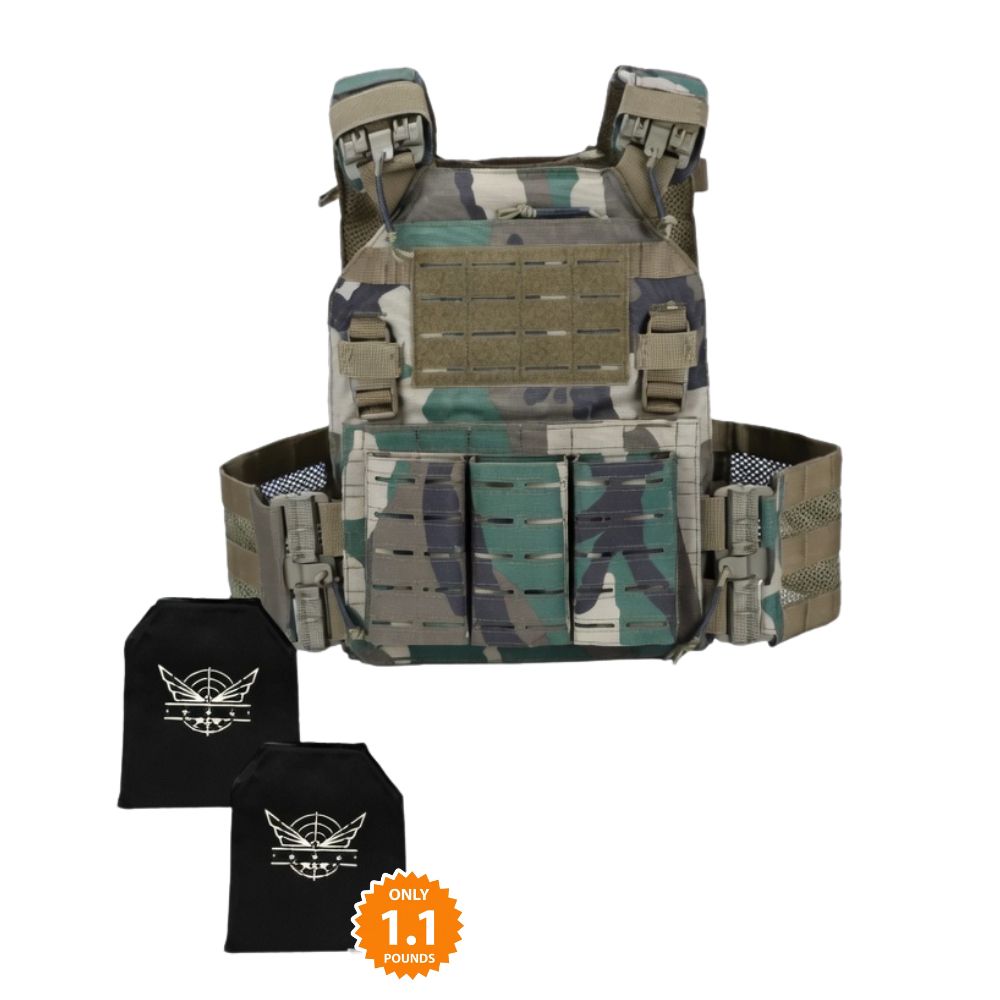 Level IIIA set with quick release plate carrier – Level 4 Armor